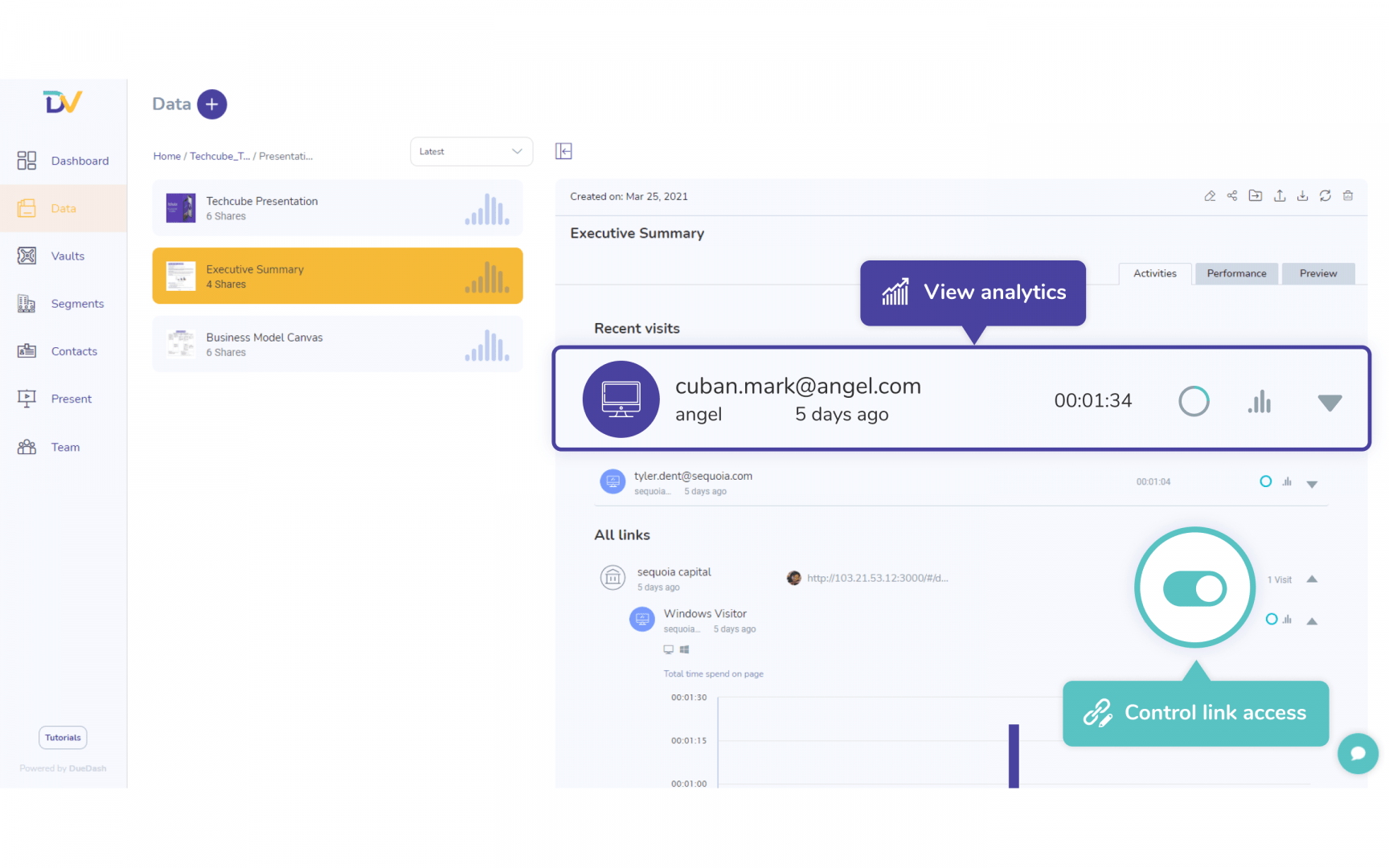 DataVault - Share with Security – Get Data Analytics